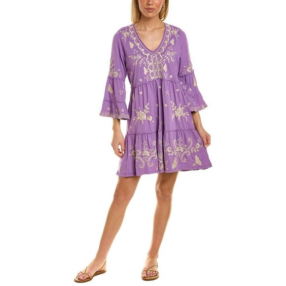 Johnny Was | Dresses | Johnny Was Womens Arzella Knit Easy Tiered Dress ...
